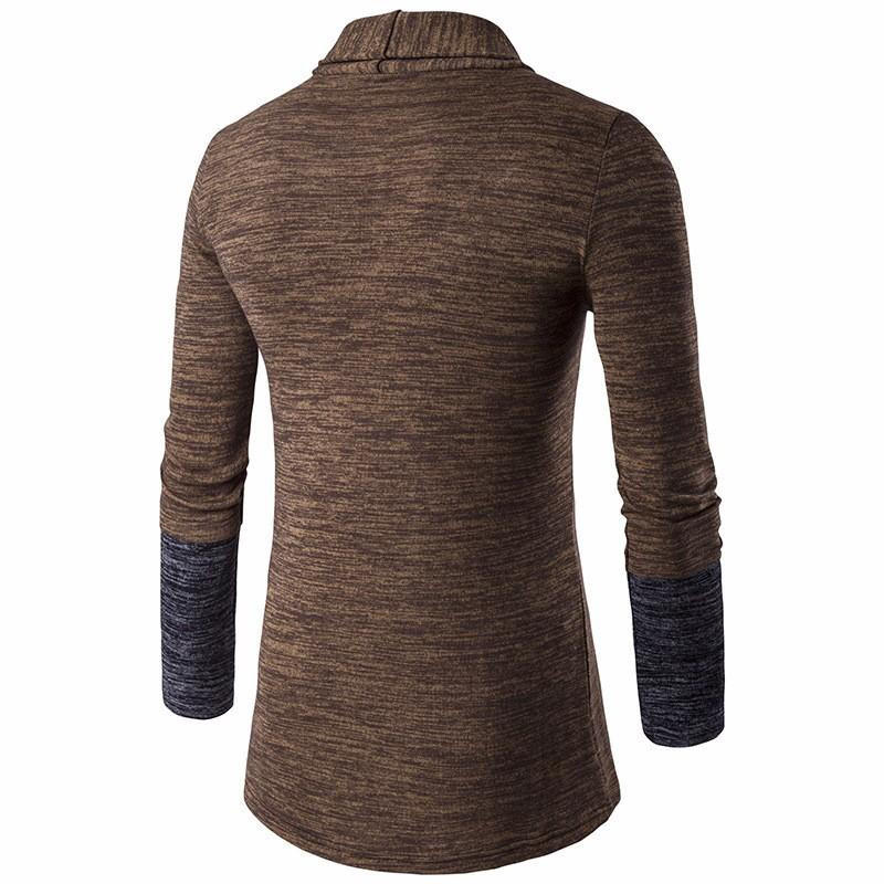 Cardigan ouvert à col rabattu