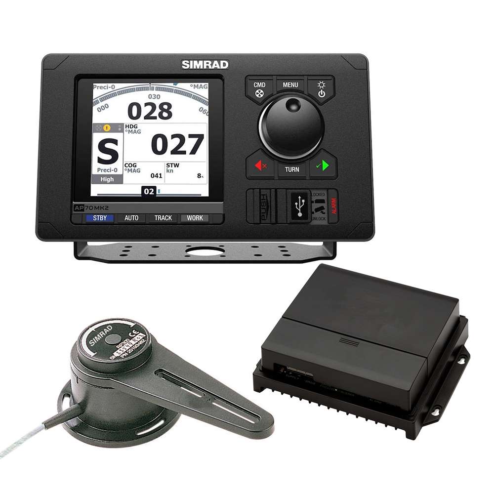 Simrad AP70 MK2 Autopilot Basic Pack- Includes AP70 MK2 Control Head ...