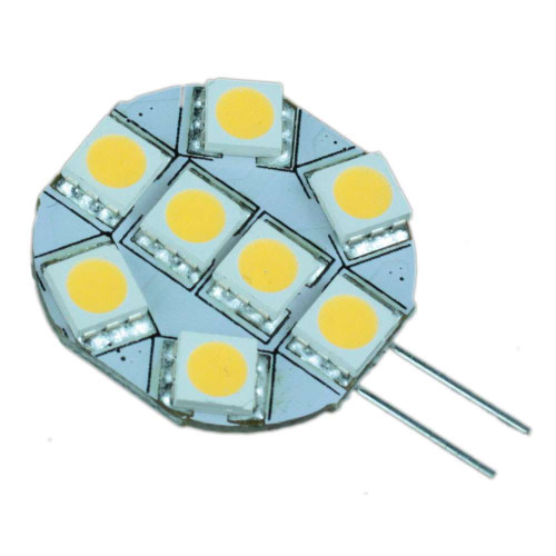Lunasea G4 8 LED Side Pin Light Bulb - 12VAC or 10-30VDC/1.2W/123 ...