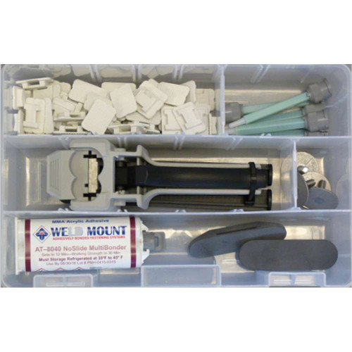 Weld Mount Adhesively Bonded Fastener Kit w/AT 8040 Adhesive [65100]