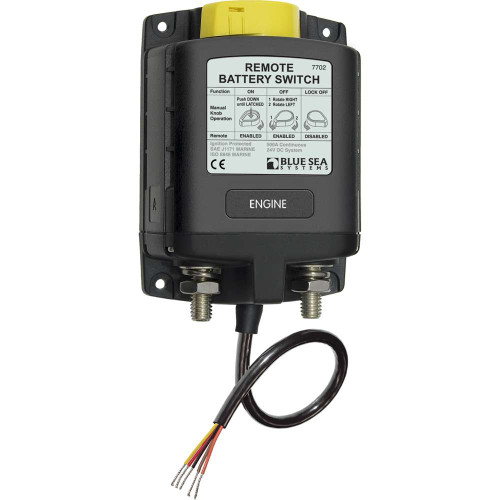 Blue Sea 7702 ML-Series Remote Battery Switch w/Manual Control 24V DC ...