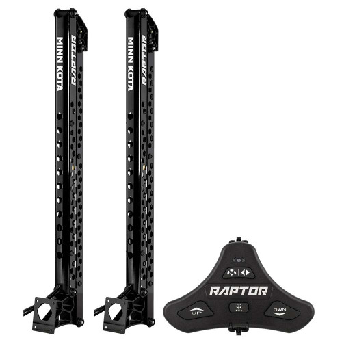 Minn Kota Raptor 10' Black w/ Active Anchoring Bundle Pair Shallo