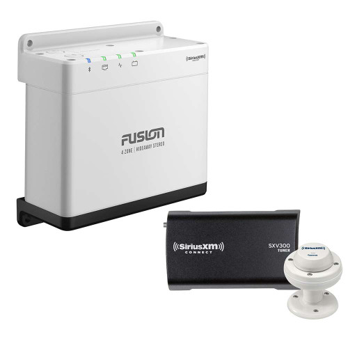 Fusion MS-WB675 Marine Hideaway Stereo w/SiriusXM SXV300 Connect Tuner ...