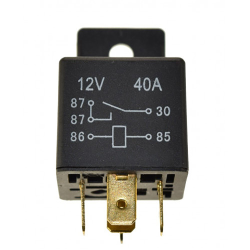 Regitar USA Relay w/Tab f/Most Engines: 30AMP, 5 Terminal, Single Pole ...