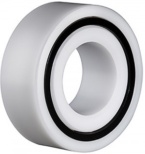 A5203-6, DOUBLE ROW, METRIC SIZE, ACETAL PLASTIC RADIAL BALL BEARING ...