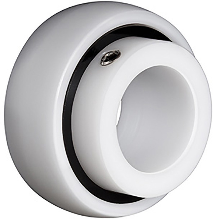 AIB206-1-3/16-6, ACETAL PLASTIC INSERT BALL BEARING FITTED WITH SS316 ...