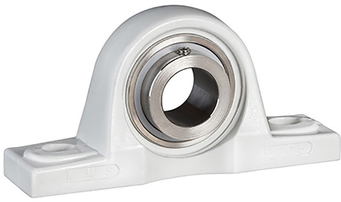 PPL206-SSIB-1-1/4, PBT POLYESTER PLASTIC PILLOW BLOCK (PPL) FITTED WITH ...