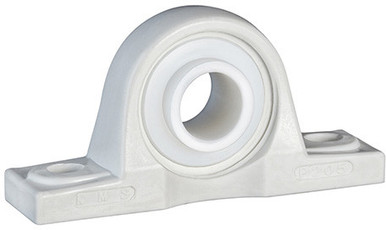 PPL206-SIB-1-3/16, PBT POLYESTER PLASTIC PILLOW BLOCK (PPL) FITTED WITH ...