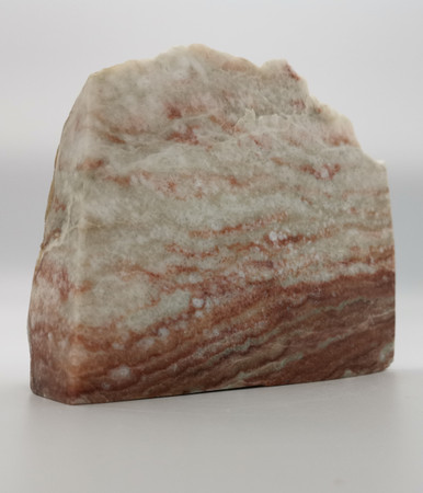 Pink On White Alabaster