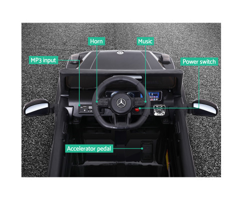 Mercedes-Benz Kids Ride On Car Electric AMG G63 - Black