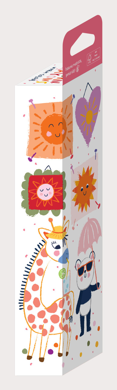 haku yoka 6 Acorn Crayons - Warm Colour