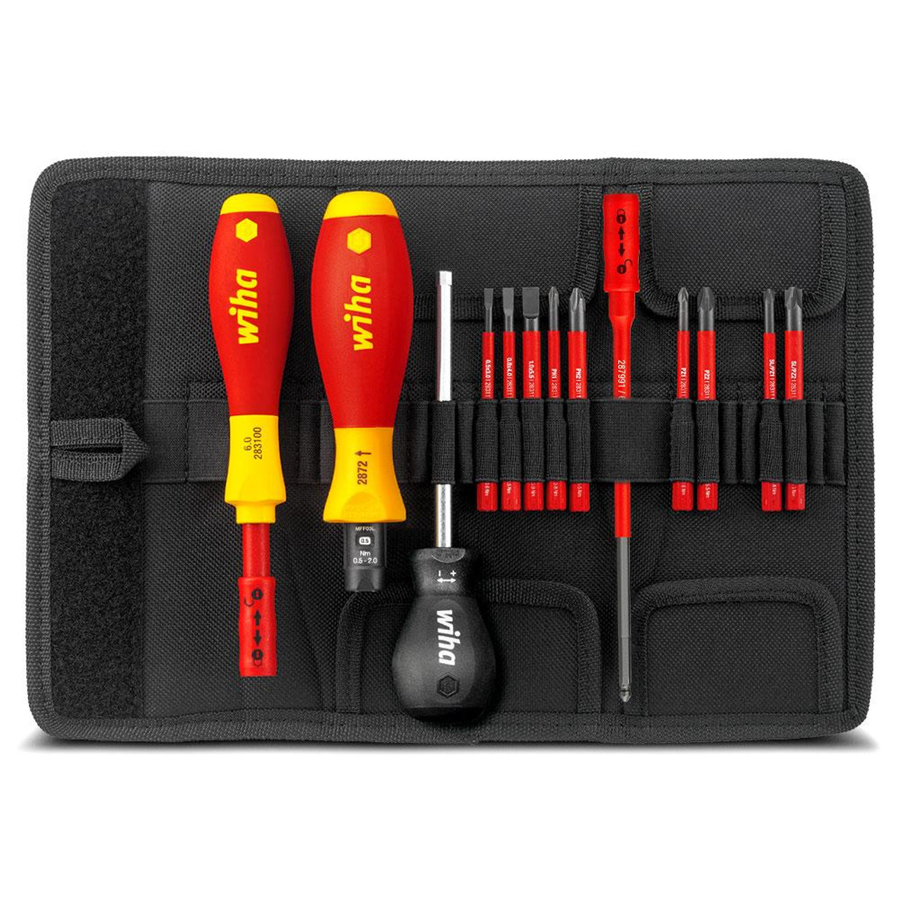 WIHA Screwdriver 13pce VDE 1000V Slim Torque Screwdriver Set