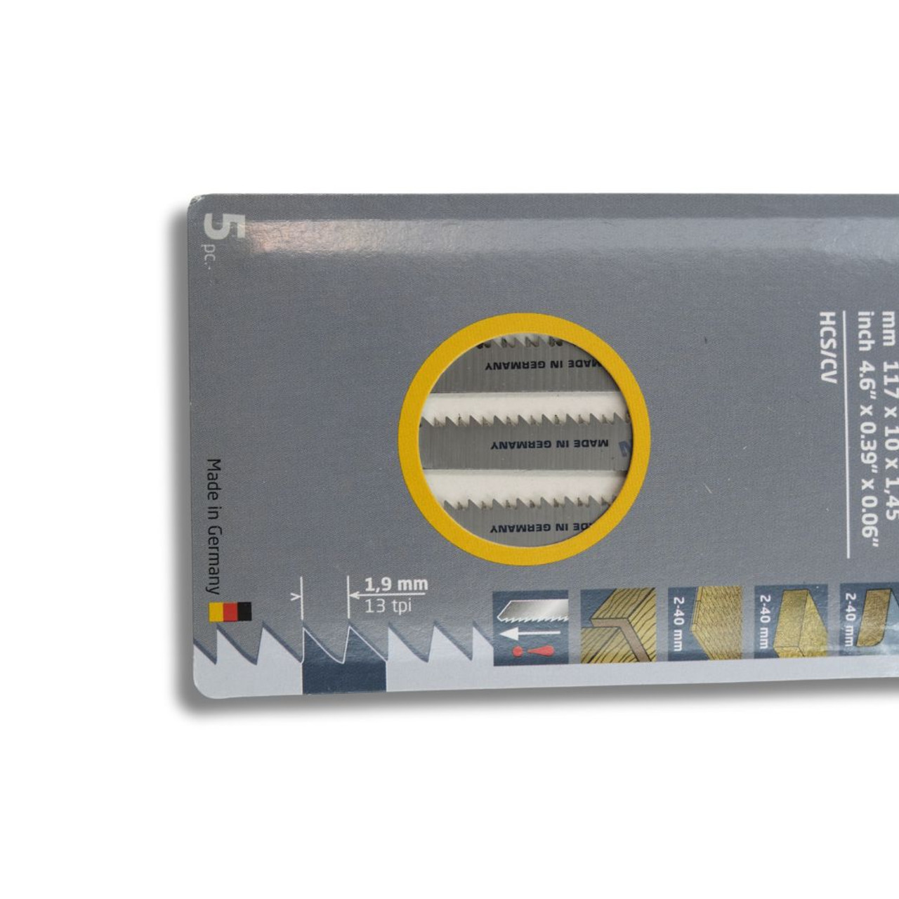 WILPU HC 19 R 91mm Reverse Cut Jigsaw Blade for Board