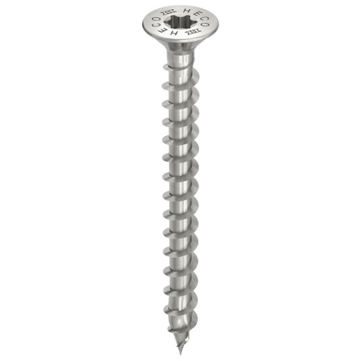 HECO 6mm Countersunk Screws Full Thread 304 Stainless Steel