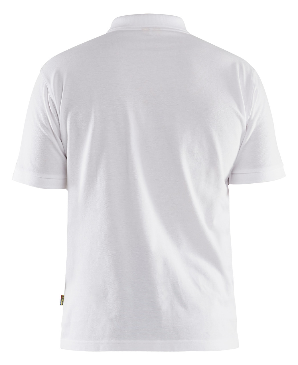 BLAKLADER 3435 Mens White Profile Polo Shirt in Cotton