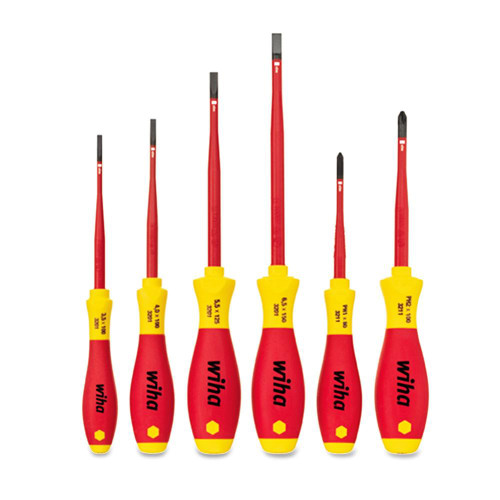 WIHA Screwdriver 6pce Softfinish Slimfix Screwdriver Set