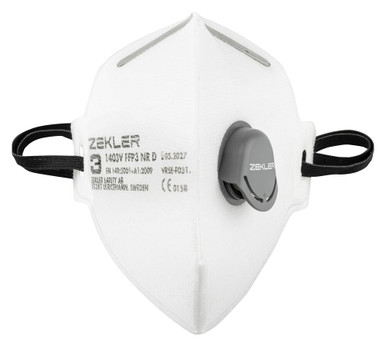 ZEKLER Face Mask FFP 3 1403 V work protection face mask with vent FFP 3 ...