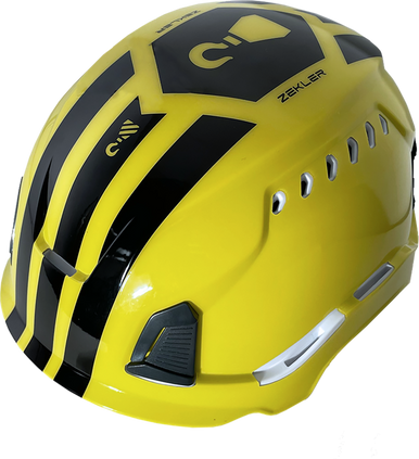 ZEKLER ZONE Yellow Helmet Crane Rigger Shell