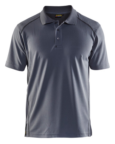 BLAKLADER WORKWEAR Polo Shirt | 3326 Grey Pique Polo Shirt with UV ...
