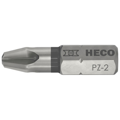 HECO PZ2 Drive Bits - 25mm - 10 Pack