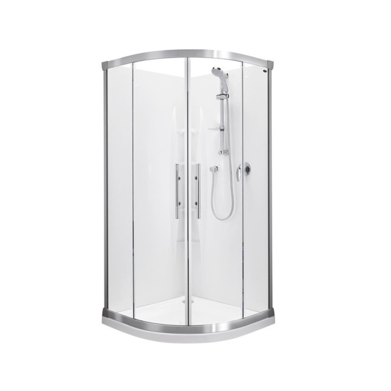 Valencia Round Sliding Shower 1000x1000mm