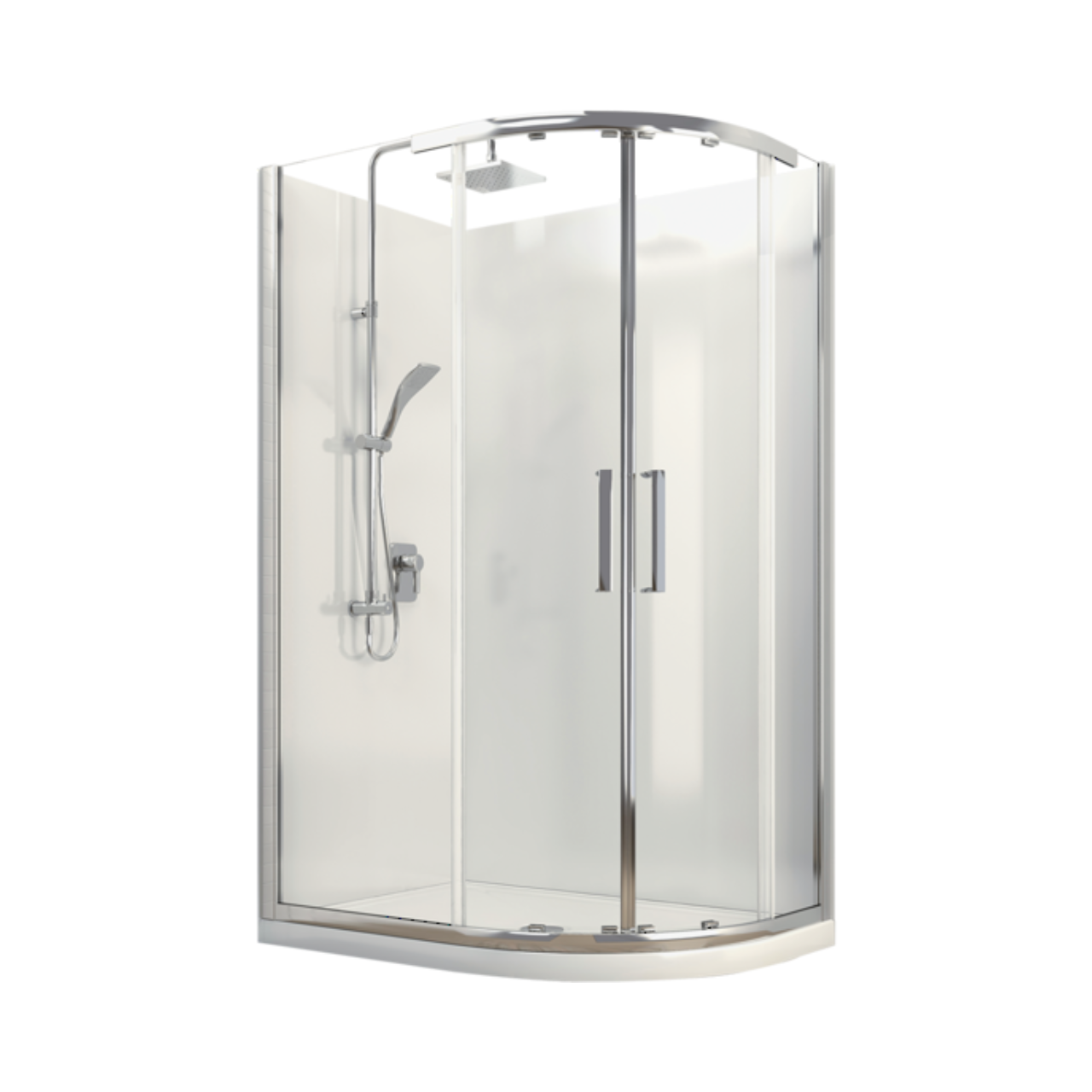 Milano Slide Shower with Triple Function Hand Shower