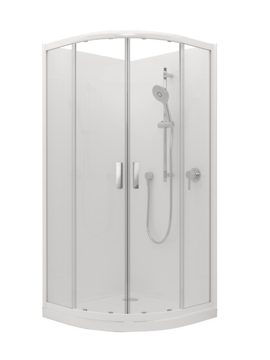Valencia Elite Round Sliding Shower 1000 x 1000mm