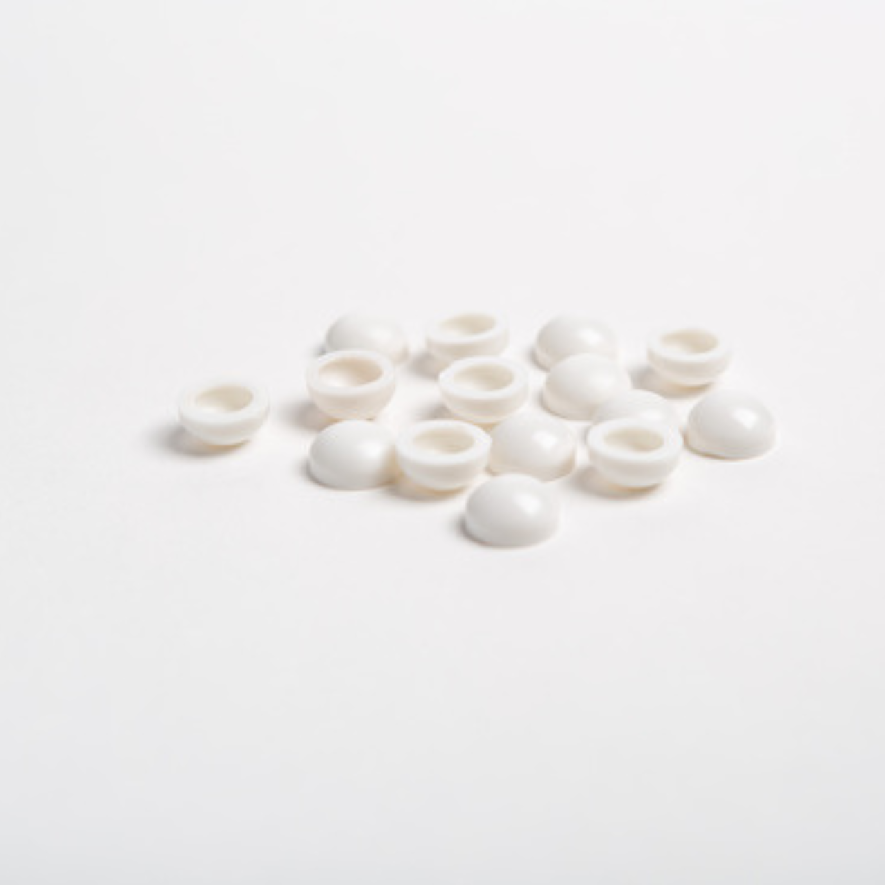 White Screw Caps (price per unit)