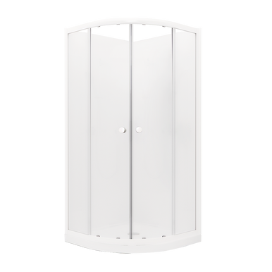 Sapphire Round Sliding Shower 1000x1000