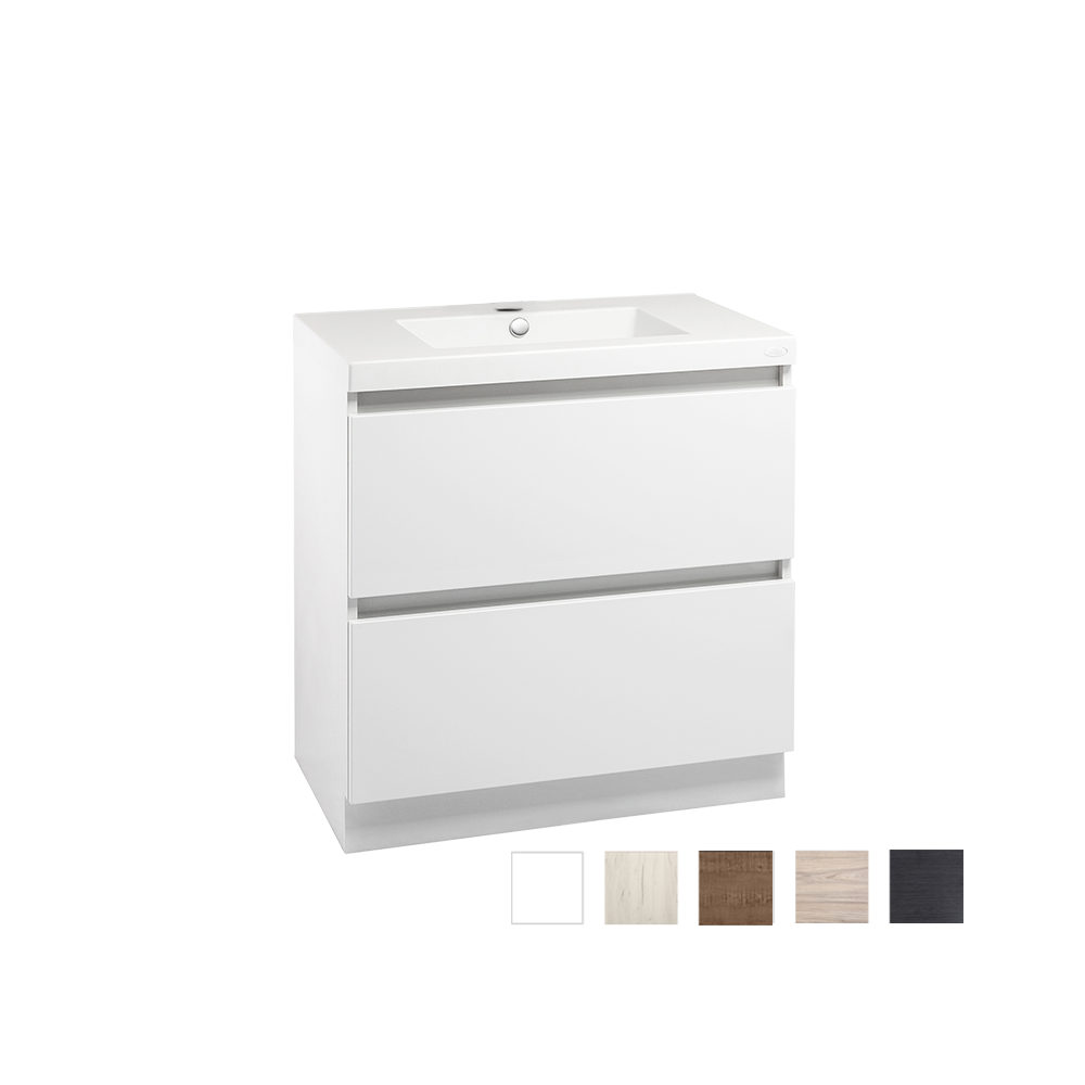 Valencia Slim Vanity 750mm