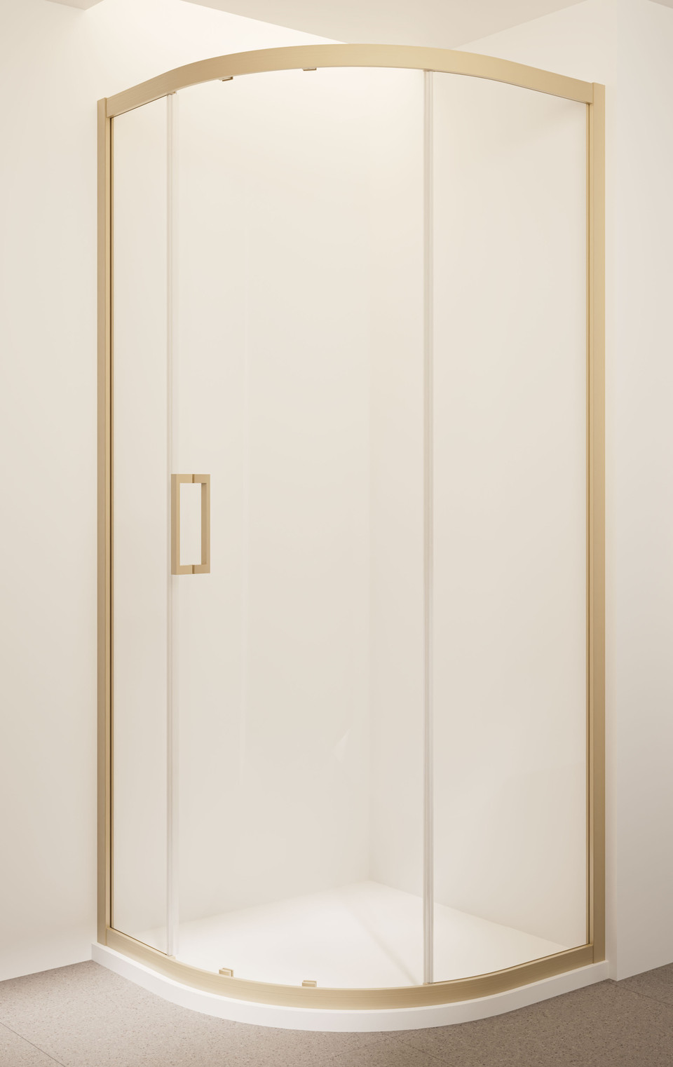 Sapphire Round Sliding Shower 900x900