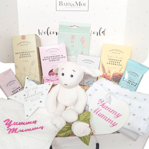 Yummy Mummy & New Dad Food & Baby Gift Hamper - Nappy Cake Shop