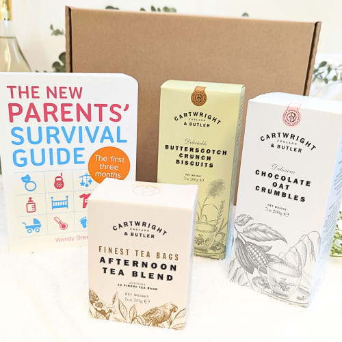 The New Parents Survival Guide Gift Hamper Treat - Nappy Cake Shop