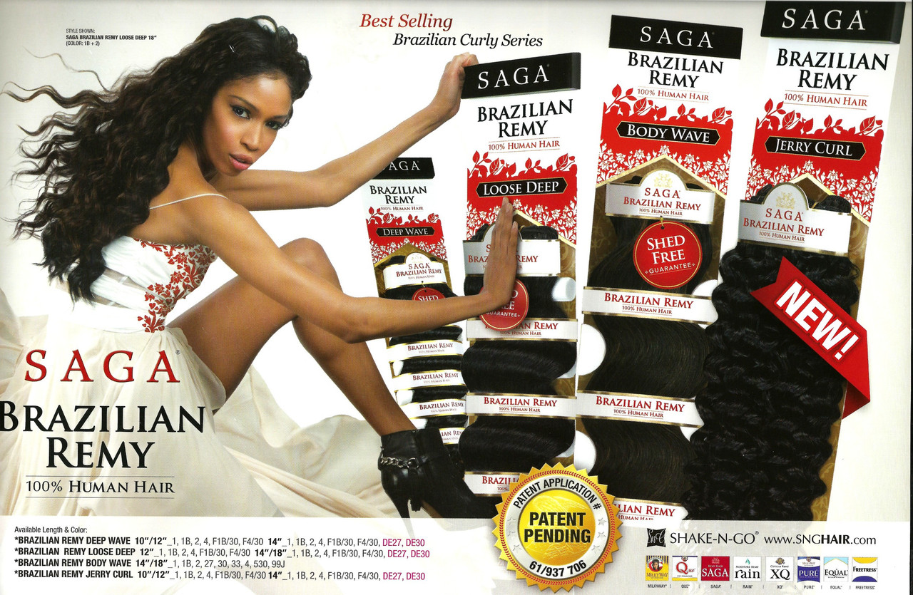 Saga Brazilian Remy Deep Wave - MyBeautyMart.com