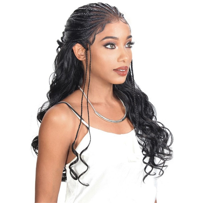 Zury SIS DIVA Pre-Braided Lace Front Wig DIVA-LACE H Fulani 101 ...