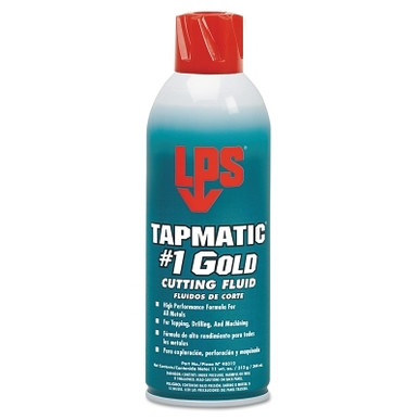 LPS Tapmatic #1 Gold Cutting Fluid, 11 wt oz, Aerosol Can (12 CN/CS)
