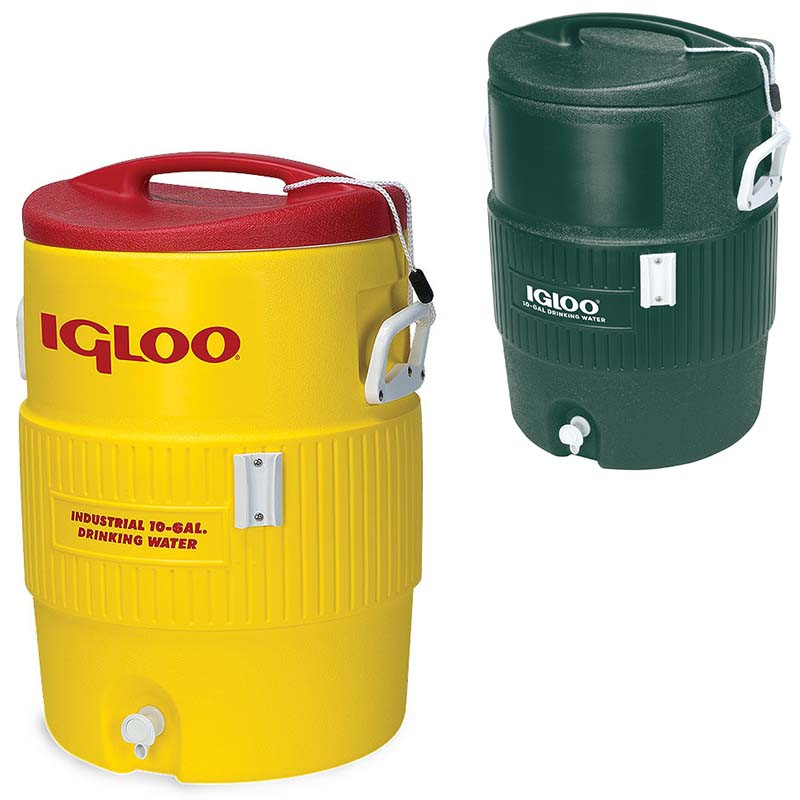 Igloo drinks coolers and water dispensers