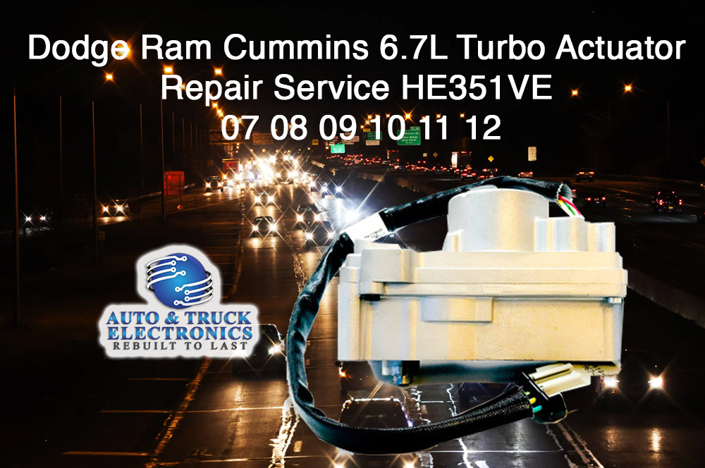 Dodge Ram Cummins 6.7L Turbo Actuator Repair Service: A Cost-Effective ...