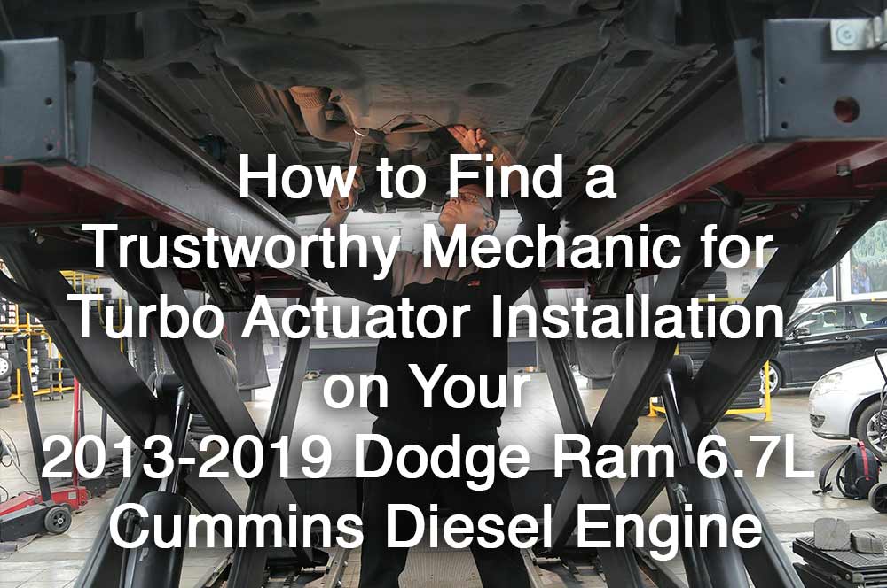 How to Find a Trustworthy Mechanic for Turbo Actuator Installation on ...