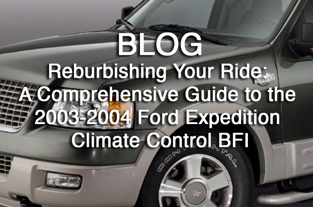 Upgrading Your Ride: A Comprehensive Guide to the 2003-2004 Ford ...