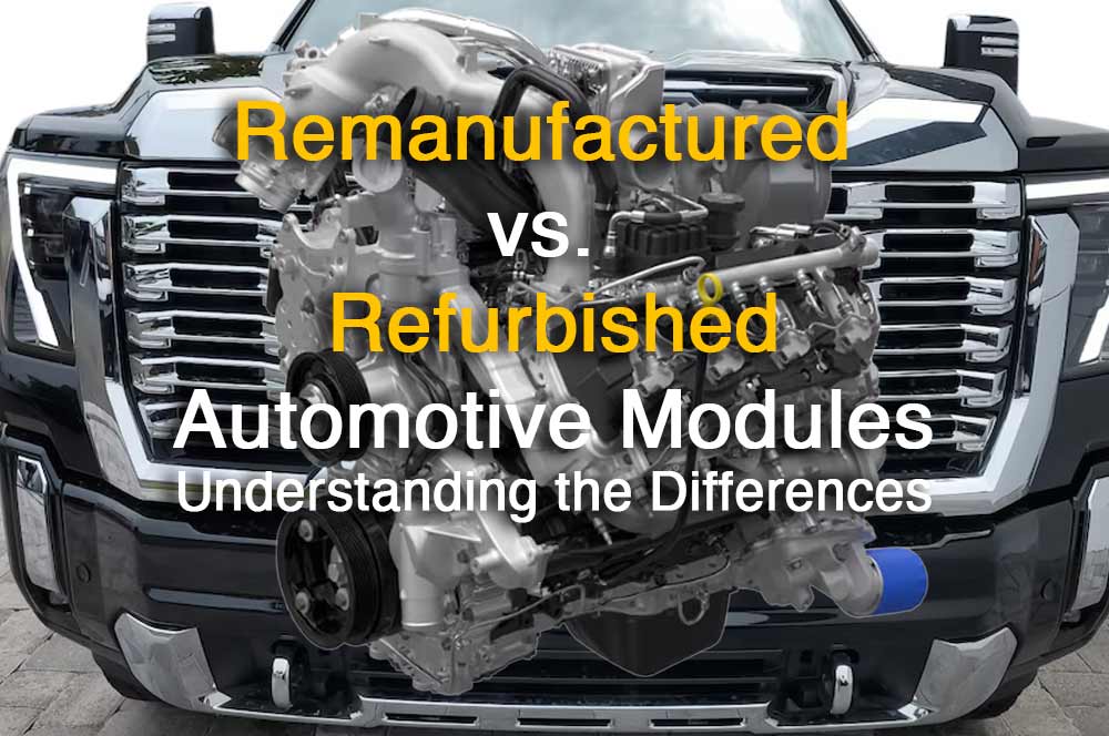 Remanufactured vs. Refurbished Automotive Modules: Understanding the ...
