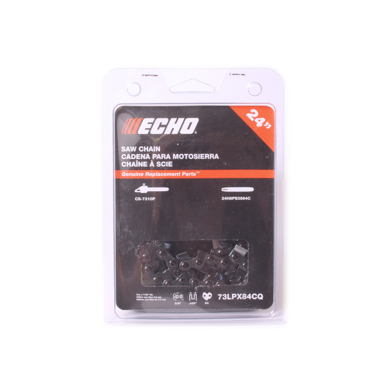 Echo 24 inch chainsaw chain store