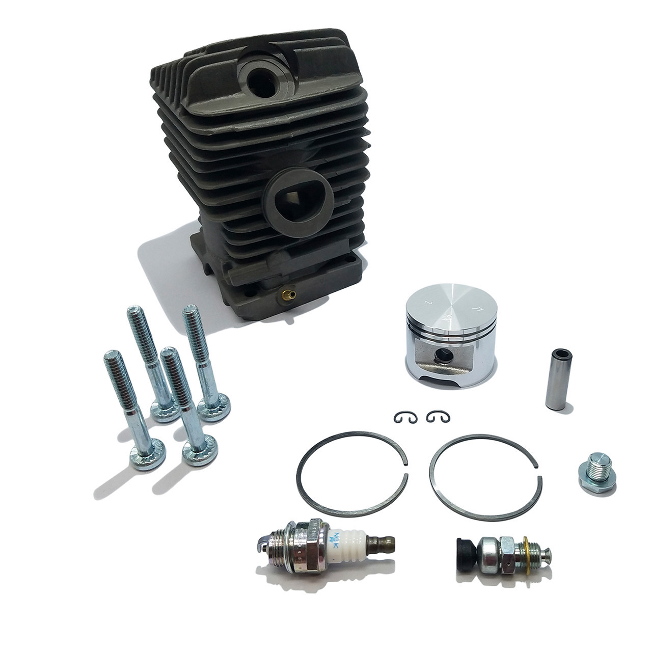 Stihl MS-390 Cylinder kit with Decompression Valve | CHAINSAW.PARTS