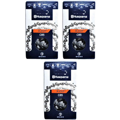 HUSQVARNA Chains - X -CUT C85 ,36"BAR, 115 DRIVE LINKS, .058"GAUGE, 3/8 ...