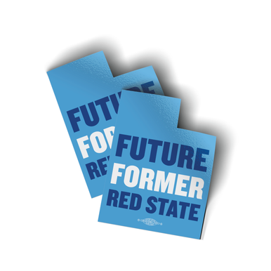 Future Former Red State (3" x 4" Vinyl Sticker -- Pack of Two!) - Utah ...