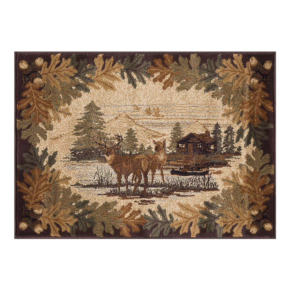 Hunting Retreat Rug - 5 x 7 | Black Forest Decor