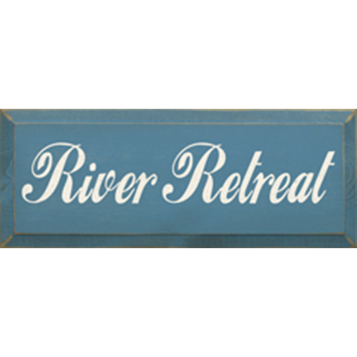 River Rules Wood Sign | Black Forest Decor