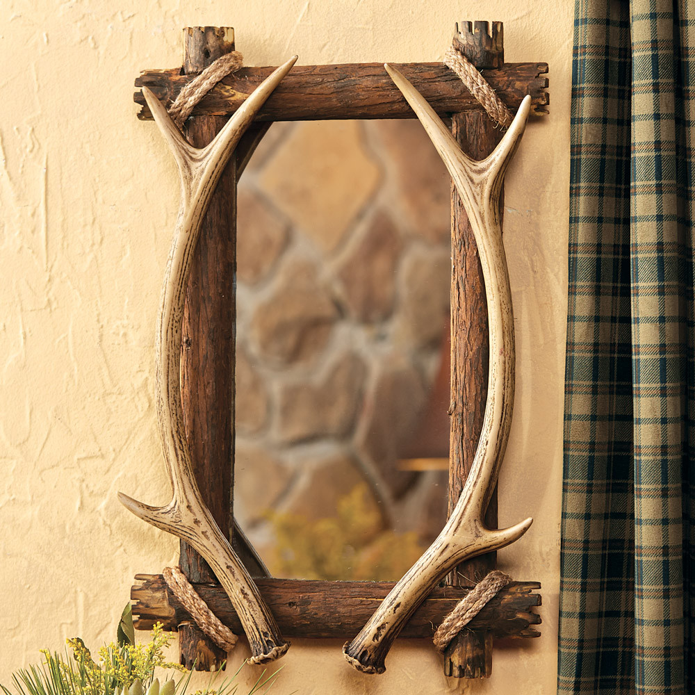 Rustic Mirrors with Wildlife Designs | Black Forest Decor