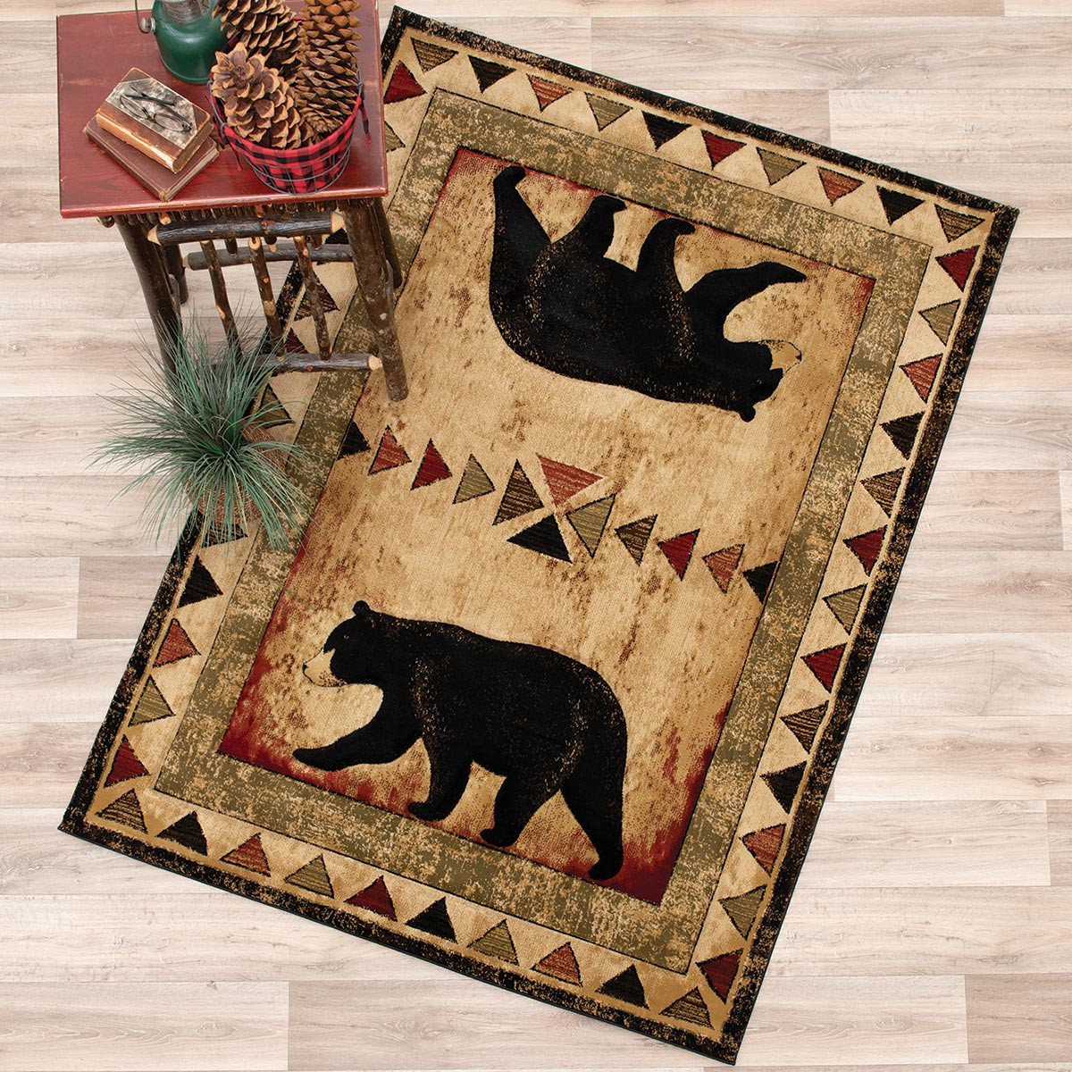 Rustic Wildlife Rugs, Including Bear Themed Rugs | Black Forest Décor