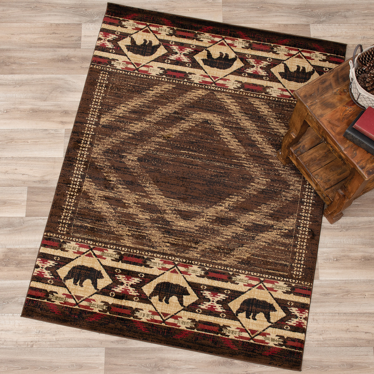 Rustic Wildlife Rugs, Including Bear Themed Rugs | Black Forest Décor